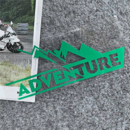 (Reflective Green Adventure Single Sheet 16.1cmx6.4) ADVENTURE ...