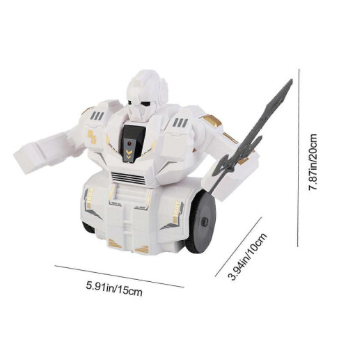 (White) RC Fighting Robots,Remote Control Battle Bots 4 Weapons ...