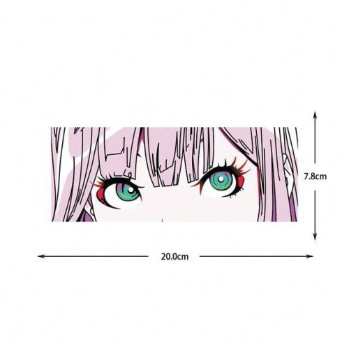(JDM Pink Girl—B Large 20*7.8CM) JDM Japanese girl two-dimensional ...