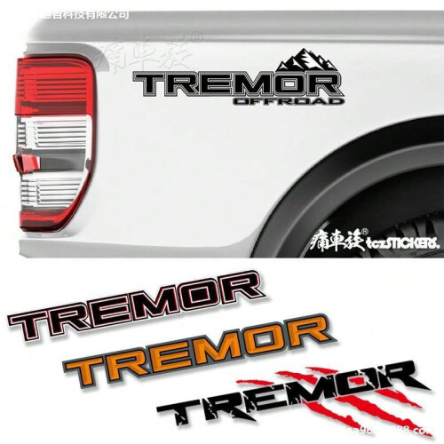 (Style D, 2 sheets 55cm: silver, black and red) F-150 Raptor Ranger ...