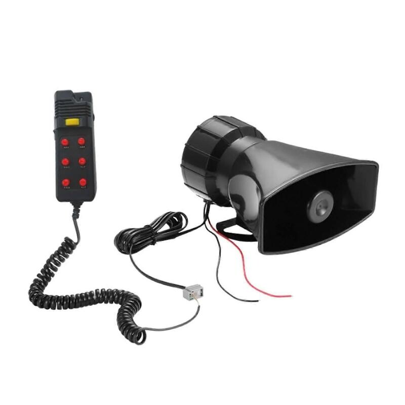 Vehicle Warning Alarm Siren Loudspeaker with Mic for Police Firemen ...