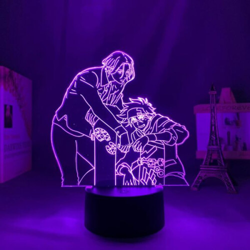 3D LED-lamp Anime SK8 The Infinity voor slaapkamerdecoratie Nachtlampje ...