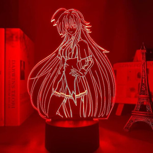 Luz LED de Anime Shxx High School DxD Rias Gremory para decoración de ...