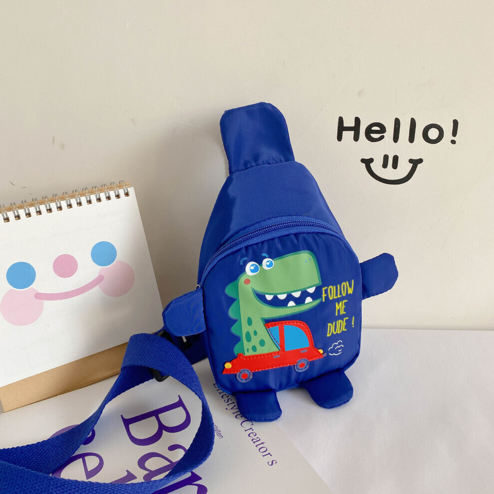 Bolso de hombro de dinosaurio coreano de moda (azul) para niños y niñas ...
