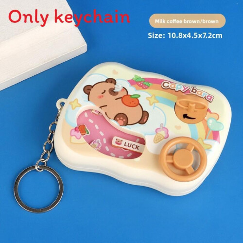 (Coffee Capybara) Bear Cute Capybara Cartoon Printed Steering Wheel ...