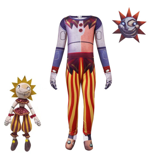 (As shown in the picture, 130cm) Sun Costume Jumpsuit Plush Halloween ...