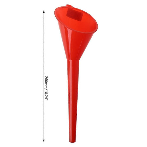 (small, Black) Long Stem Plastic Funnel Oil Liquid Water Funnel for ...