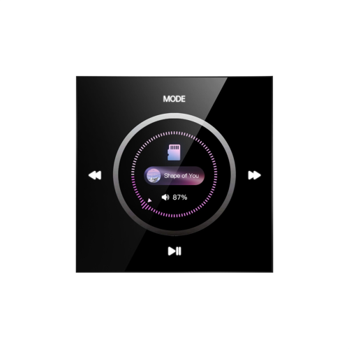 Wall Mounted Bluetooth Audio Control Panel 86 Ceiling Speakers Black on ...