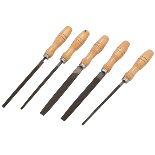 Jeu de limes en acier à haute teneur en carbone pour bois et métal, 5 ...