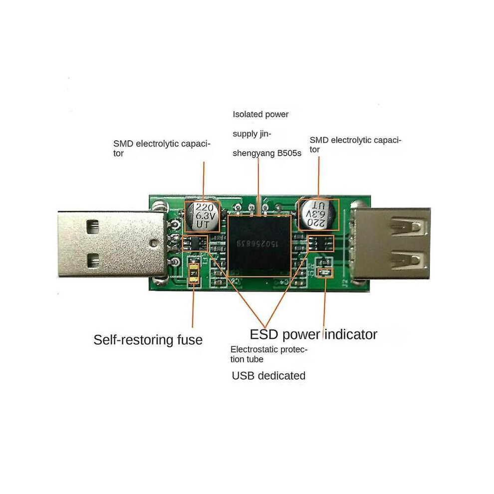 Adum3160 Usb Isolator Module Usb To Usb Voltage Isolator Module Support ...