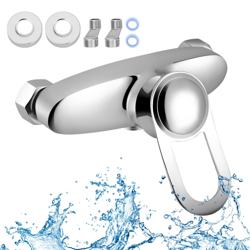 Brass Manual Shower Faucet, Shower Mixer Taps, Control Switch Bath Tap ...