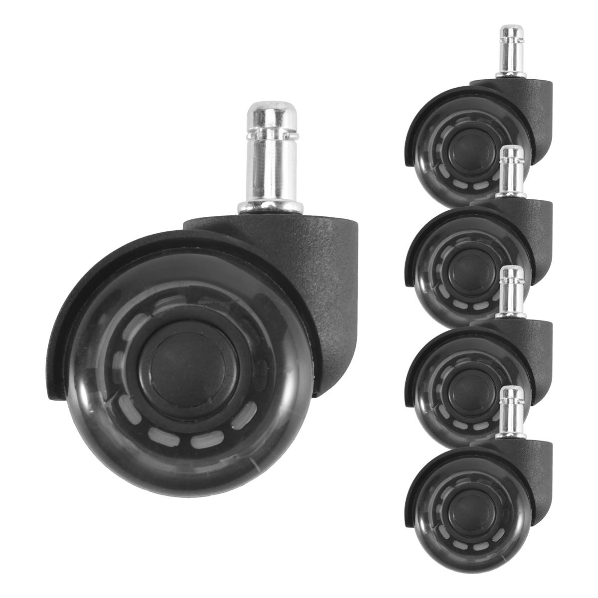Kolieska pre kancelárske stoličky, 2-palcové náhradné mäkké kolieska ...