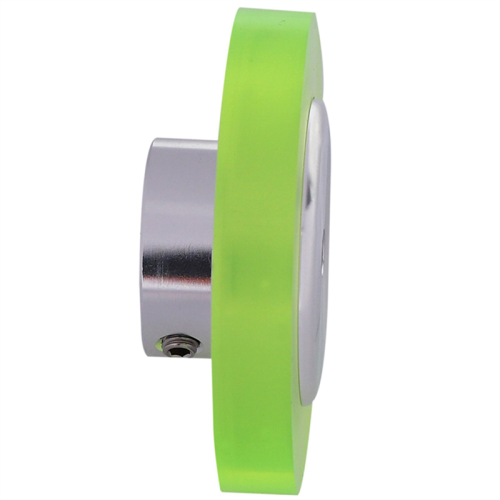 Rueda de medición de codificador industrial de poliuretano y aluminio ...