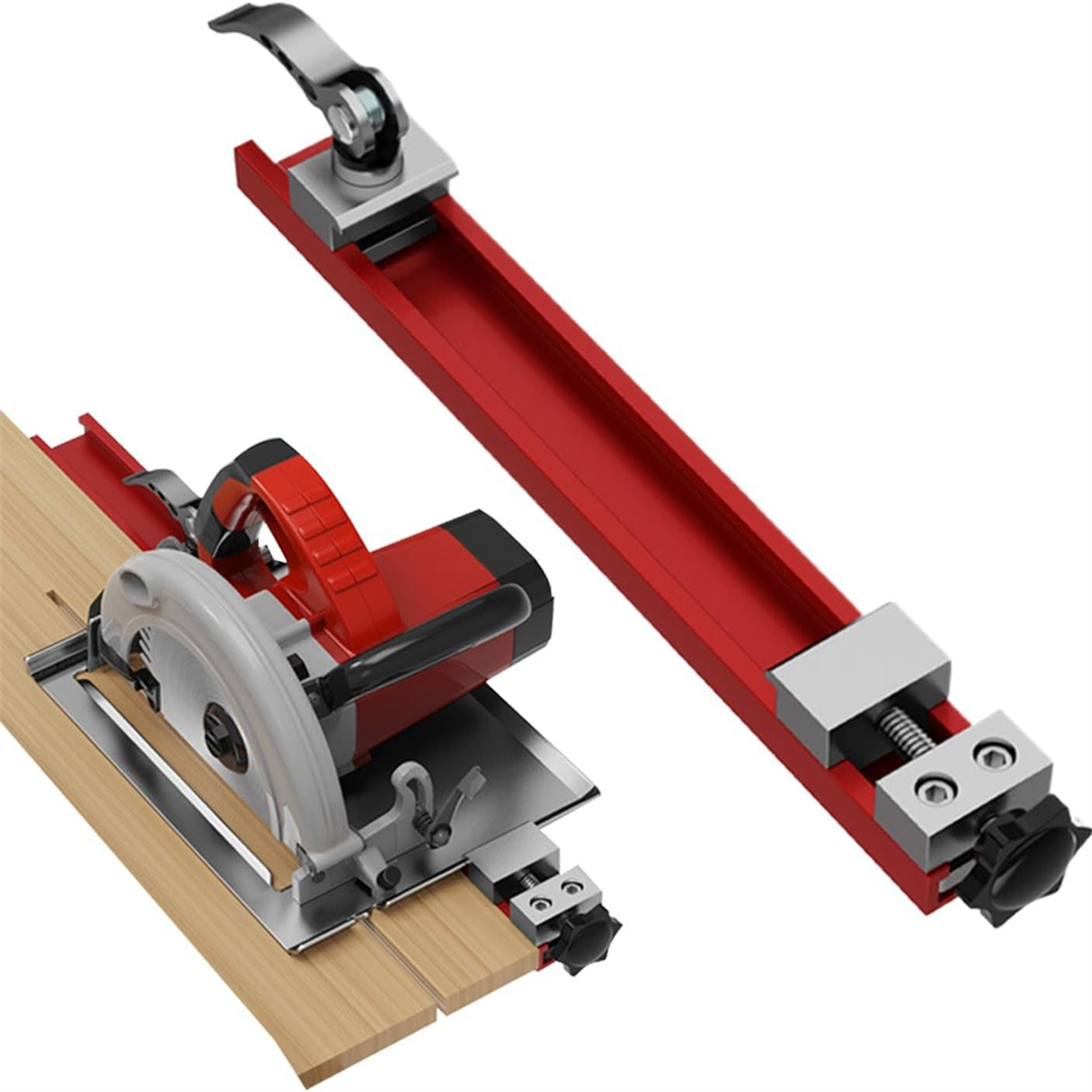 Guide de scie réglable, rail pour scie circulaire, gabarit de précision ...