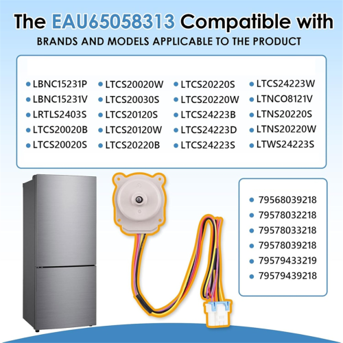 Moteur de ventilateur d'évaporateur pour réfrigérateur/congélateur ...