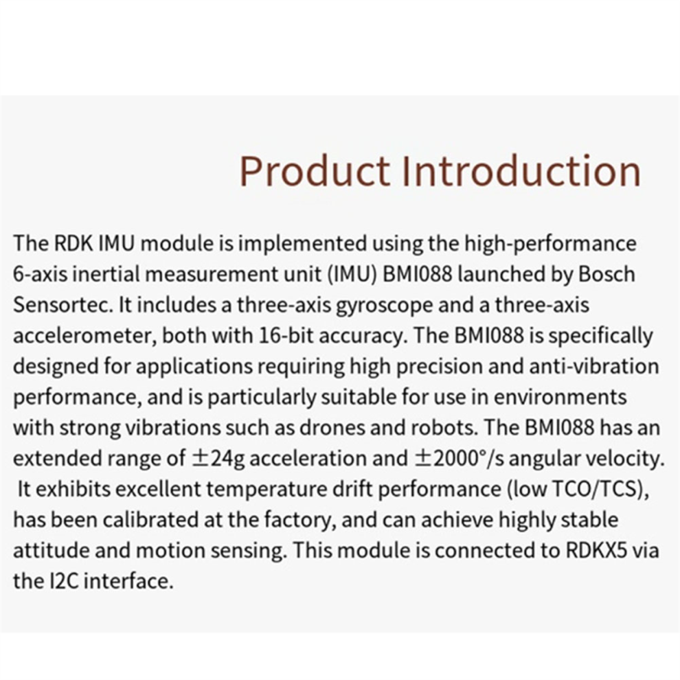 Módulo IMU RDK X5 para drones y robótica: Unidad de medición inercial ...