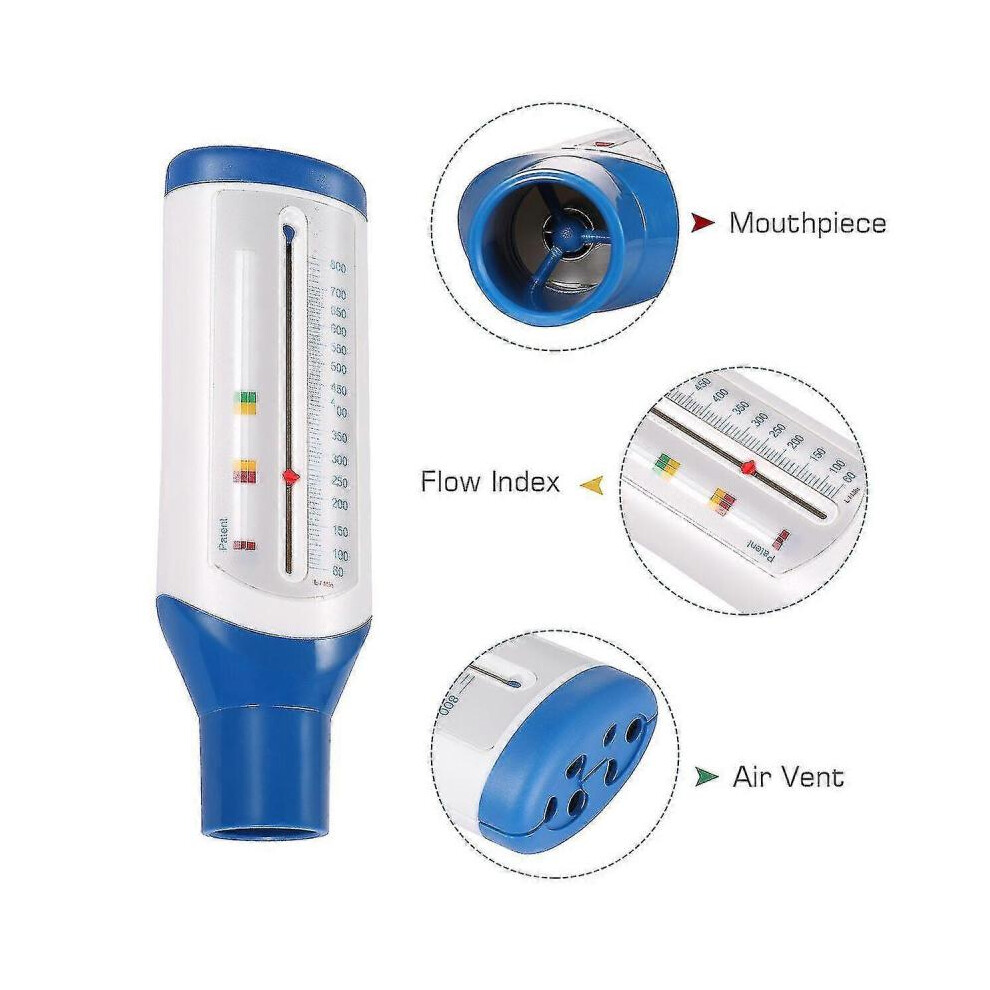 Portable Spirometer Peak Flow Meter Meter Expiratory Flow for Lung ...