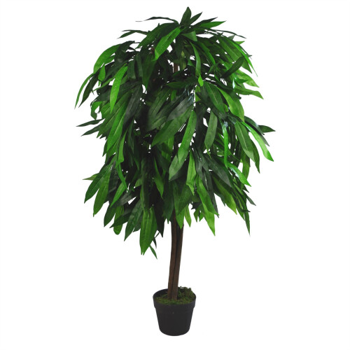 120cm (4ft) Tall Large Artificial Mango Tree Plant on OnBuy