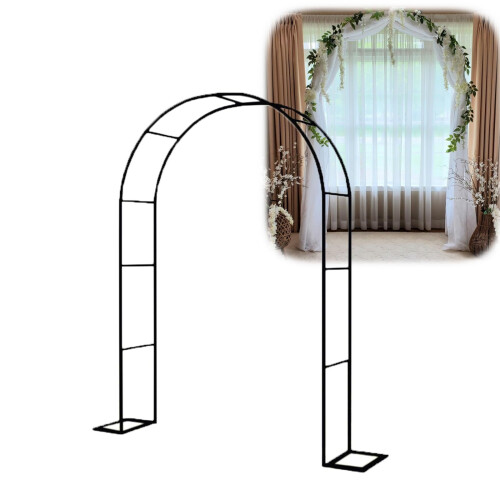 Metal Garden Arbor Arch,Steel Frame Garden Arch For Roses,Climbers ...