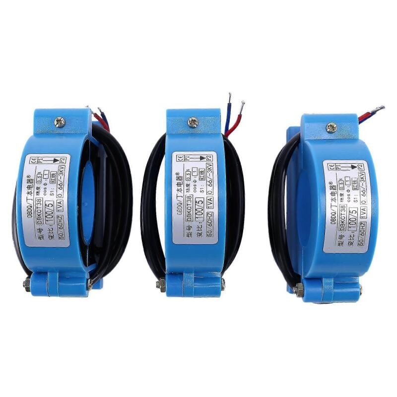 3 Piece / Batch Small Ac Current Transformer Ct 100a/5a Level Current Transformer Ac Split Core ...