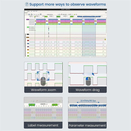 SLogic Combo 8 Slogic Analyzer DAPLink CKLink Debugger -työkalu CKLink ...