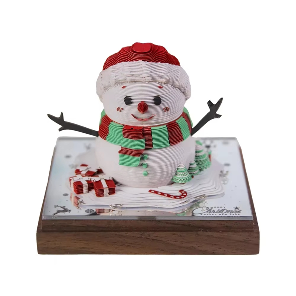 Calendar de birou 3D 2025 – calendare cu foi detașabile – DIY din ...