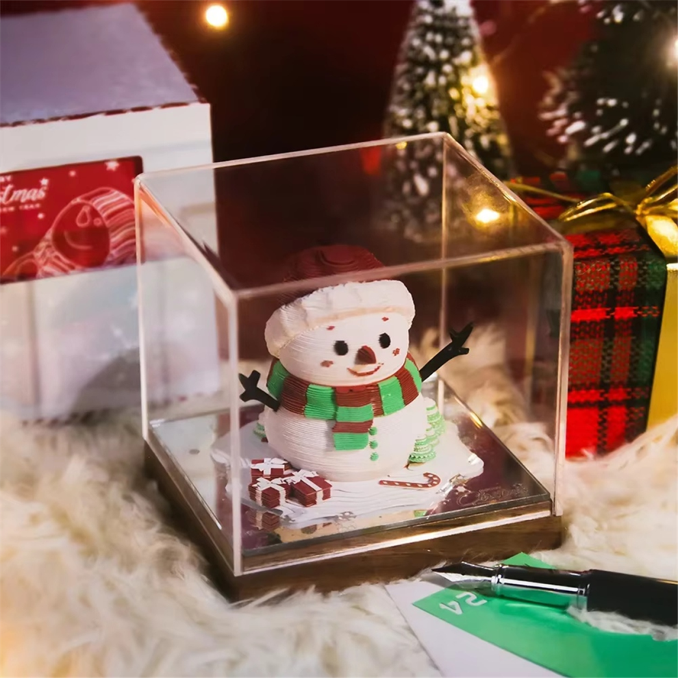 Calendar de birou 3D 2025 – calendare cu foi detașabile – DIY din ...