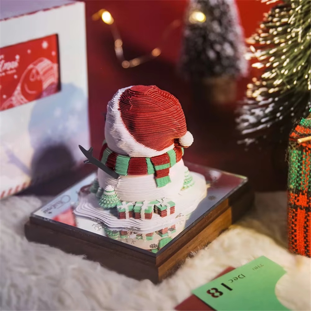 Calendar de birou 3D 2025 – calendare cu foi detașabile – DIY din ...
