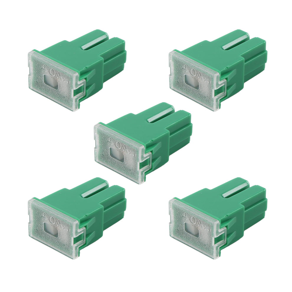 5 x Green 40A Female Plug in Blade PAL Fuse for Ca on OnBuy