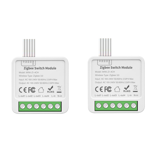 ZigBee Relay Switch Module 4 Channels AC100-240V o on OnBuy