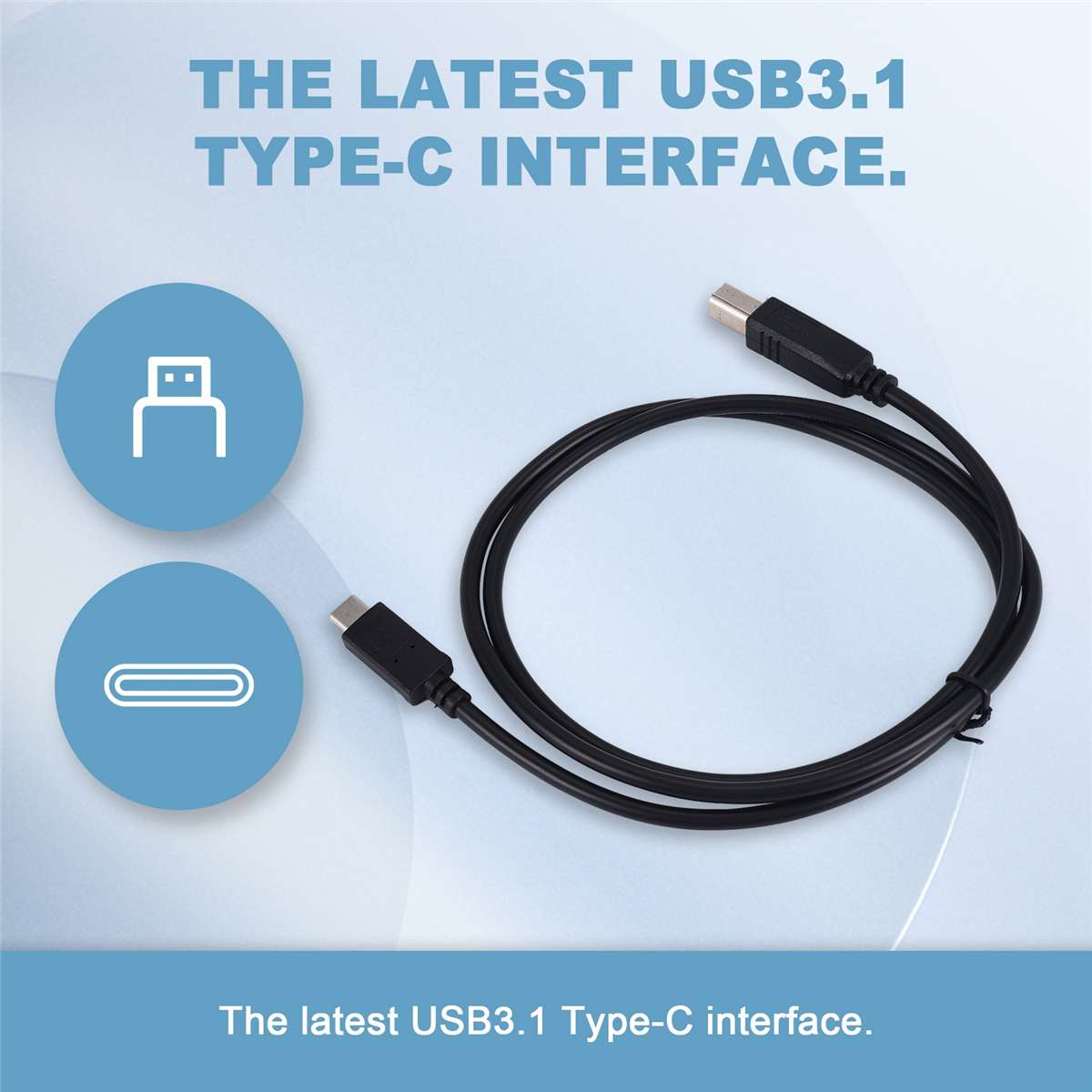 Cable de datos USB-C USB 3.1 Tipo C macho a USB 2.0 B f on OnBuy