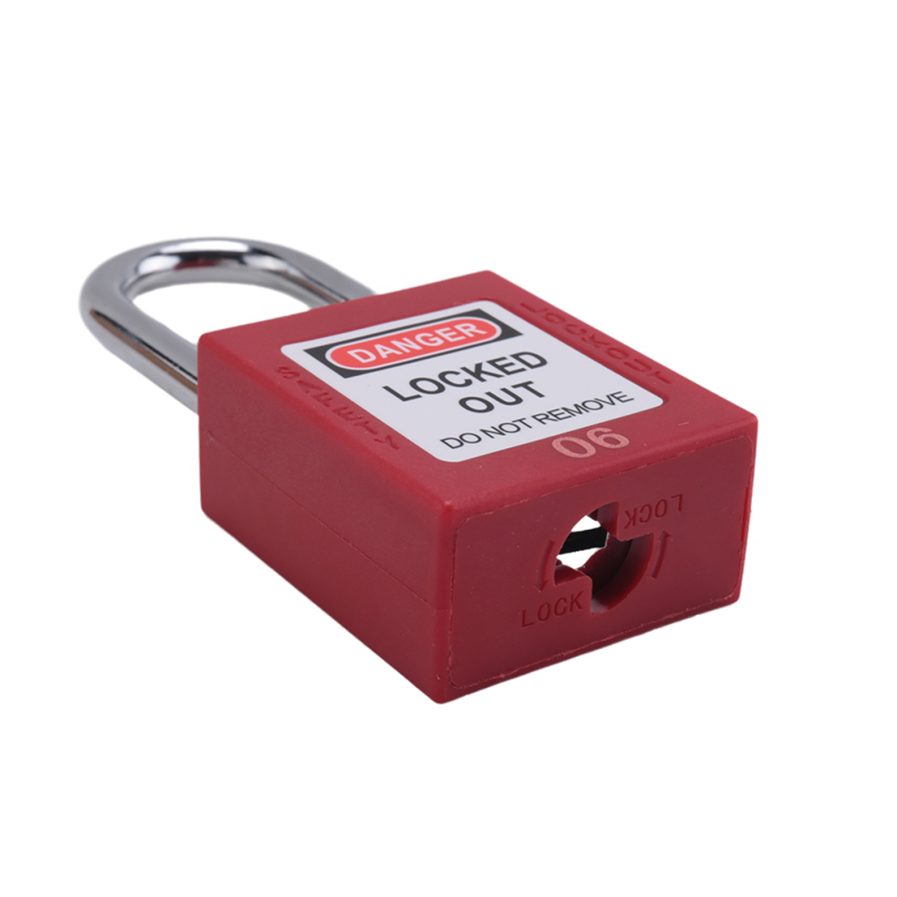 10 Red Lockout Tagout Locks with Lock Out Tag Tags, Keyed Different ...