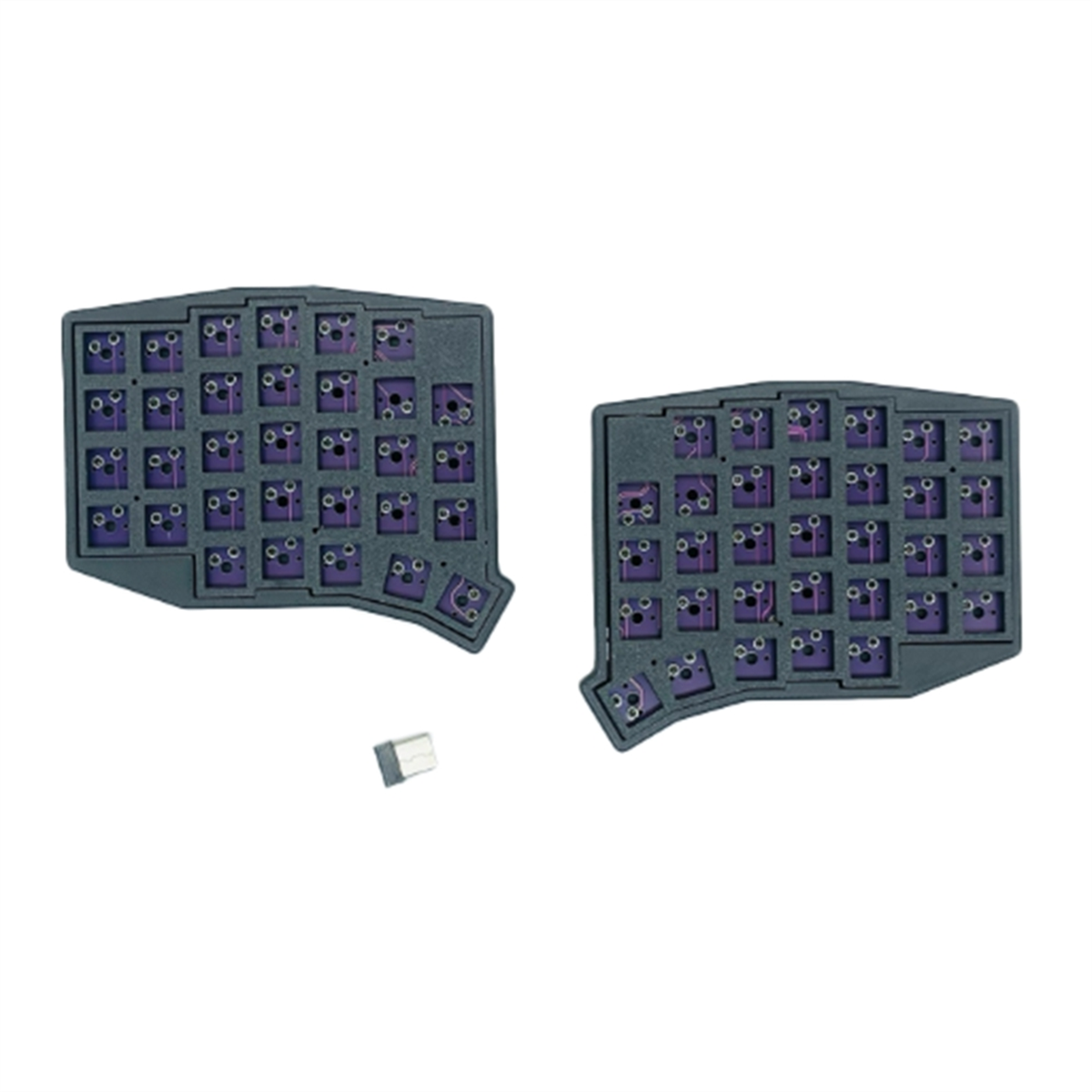 Teclado sem fio Split Split Hot Swap 2.4g Single Mode Vial on OnBuy