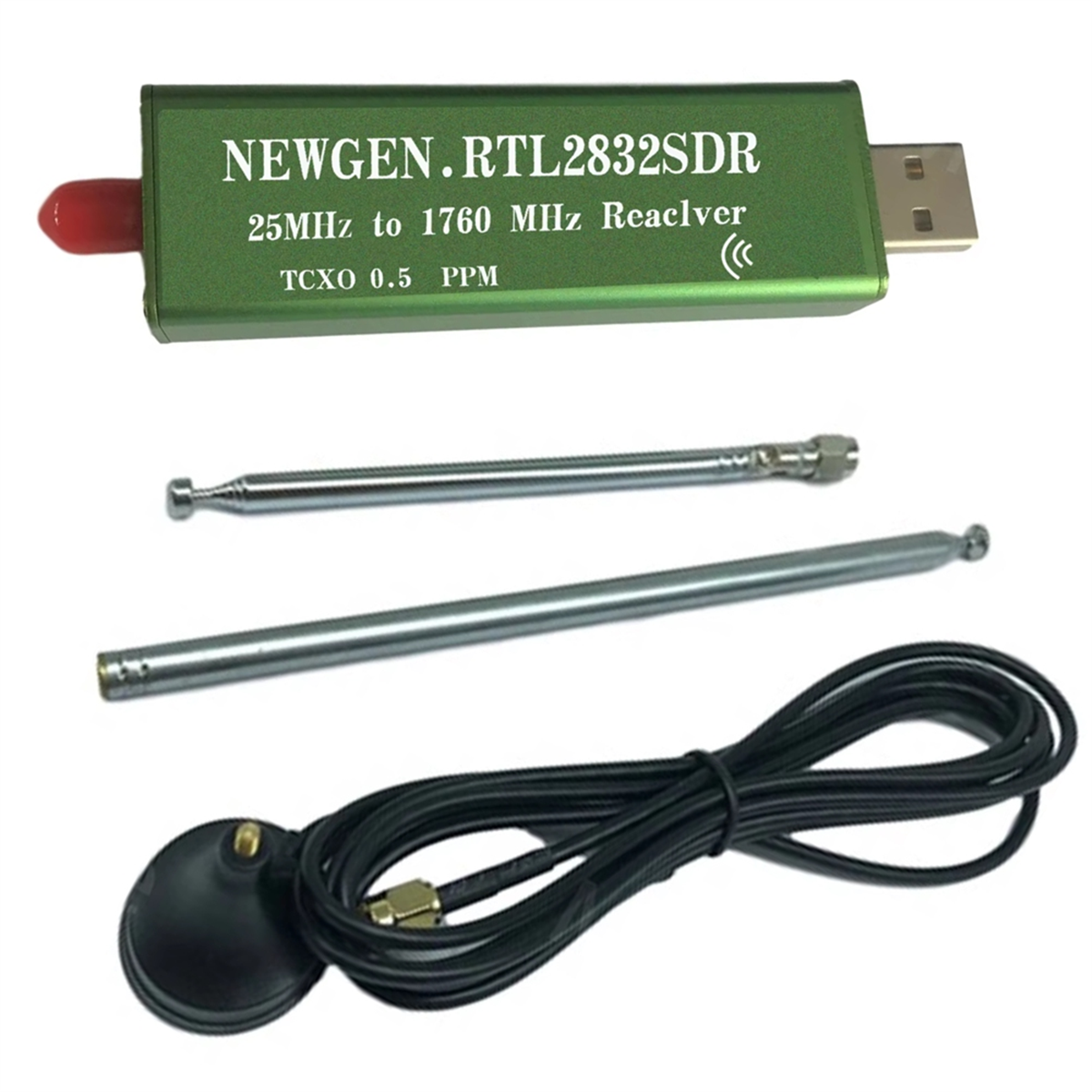 Receptor RTL-SDR de banda completa RTL2832U R828D con software USB 2.0 ...