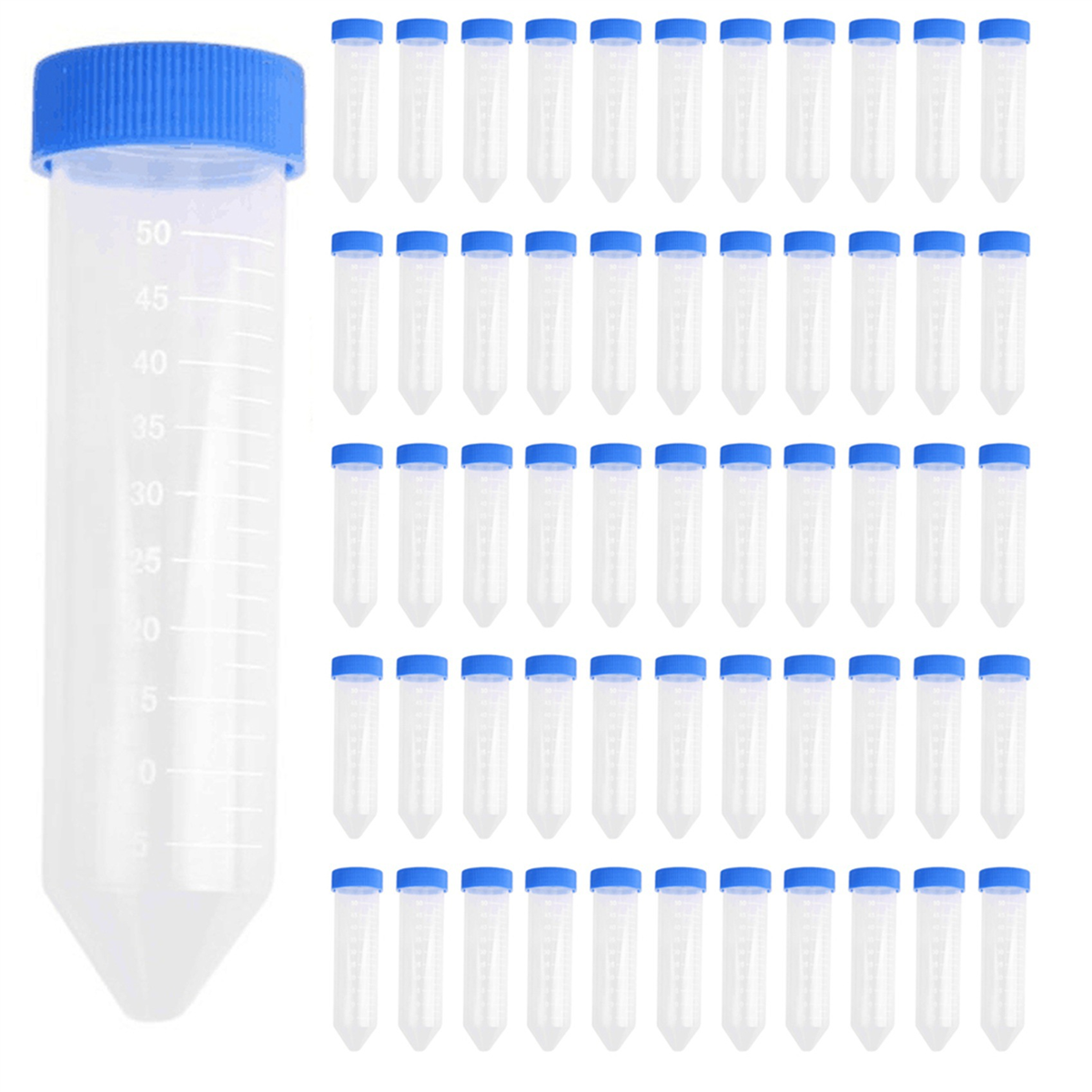 50 pezzi da 50 ml di provetta da centrifuga in plastica, contenitore ...