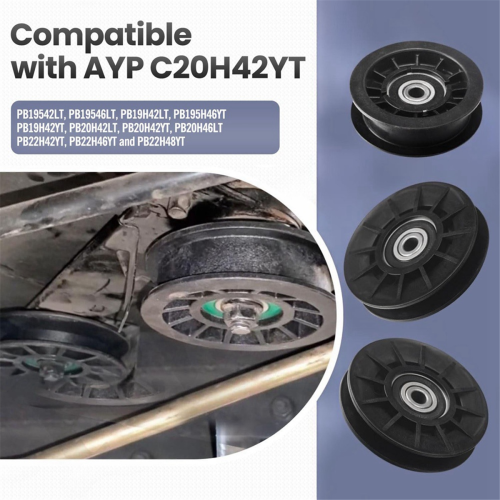 532194326 V-Groove Idler Pulley and 532194327 Flat Idler Pulley Kit on ...