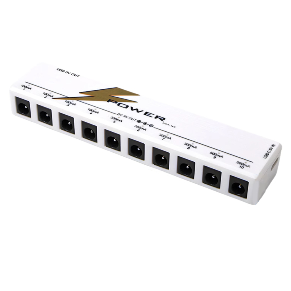 Guitar Effects Power Supply Multi-Channel Power Supply White on OnBuy