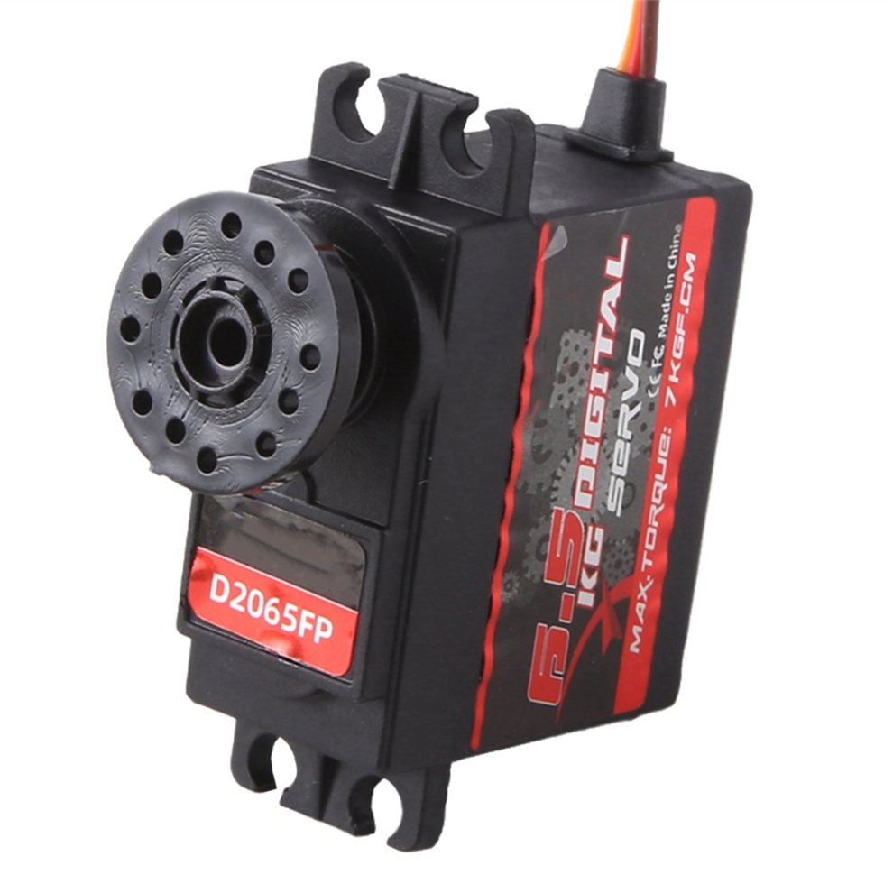 Servo de 6,5 kg totalmente em metal para modelo de carro RC JR ...
