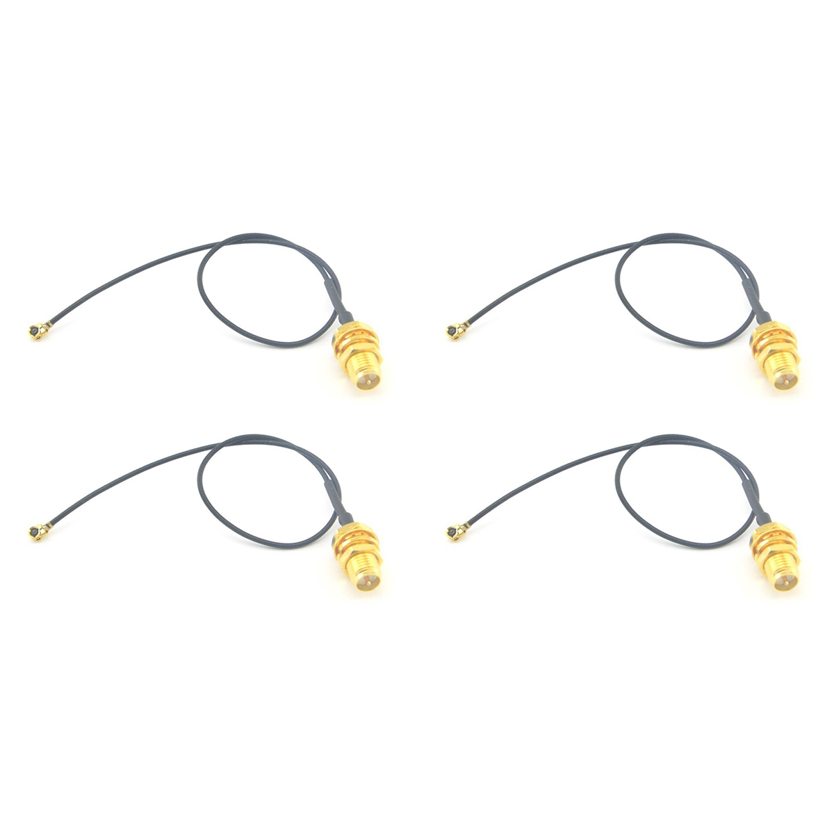 U.FL Mini PCI - RP-SMA - Pigtail-antenni-WiFi-kaapeli, 2 kpl pakkaus on ...