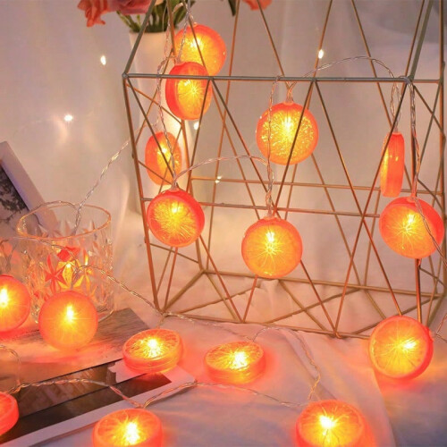(?Plug-in?10 meters 100 lights - can be connected in series, Orange ...