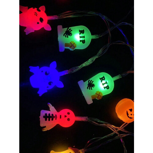(Halloween color combination, ?Solar Model?12 meters 100 lights) LED ...