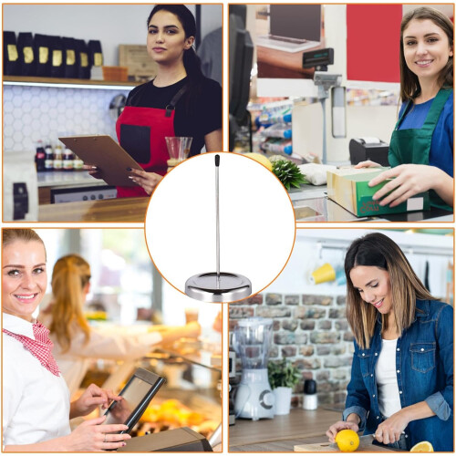 Bill Holder Secure Ticket Folder Protective Display for Bill Tray Metal ...