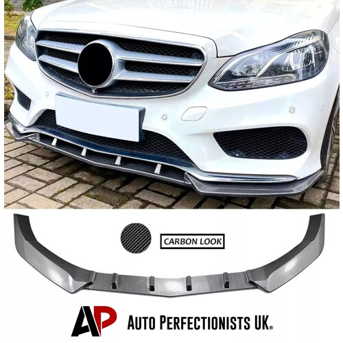 Mercedes E Class W212 AMG Line Front Lip Splitter Spoiler 2013-16 on OnBuy