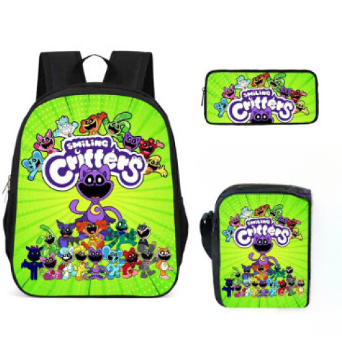 (THE, shoulder bag) Smiling critters smiling animal purple cat primary ...