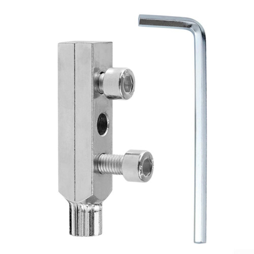 Compact screw extractor set for quick fixings to water pipes and other ...
