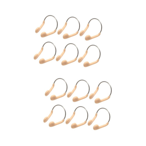 Pack of 12 Nose Clip for Swimming Floating Metal Nose Clips on OnBuy