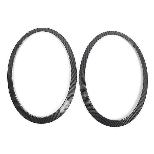 Embellecedor de faros delanteros de fibra de carbono ABS para MINI F55 ...
