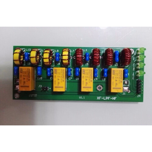 XF-LPF-HF Filter 12V 100W HF Low Pass LPF Unit 3.5Mhz-30Mhz DIY Kits on ...