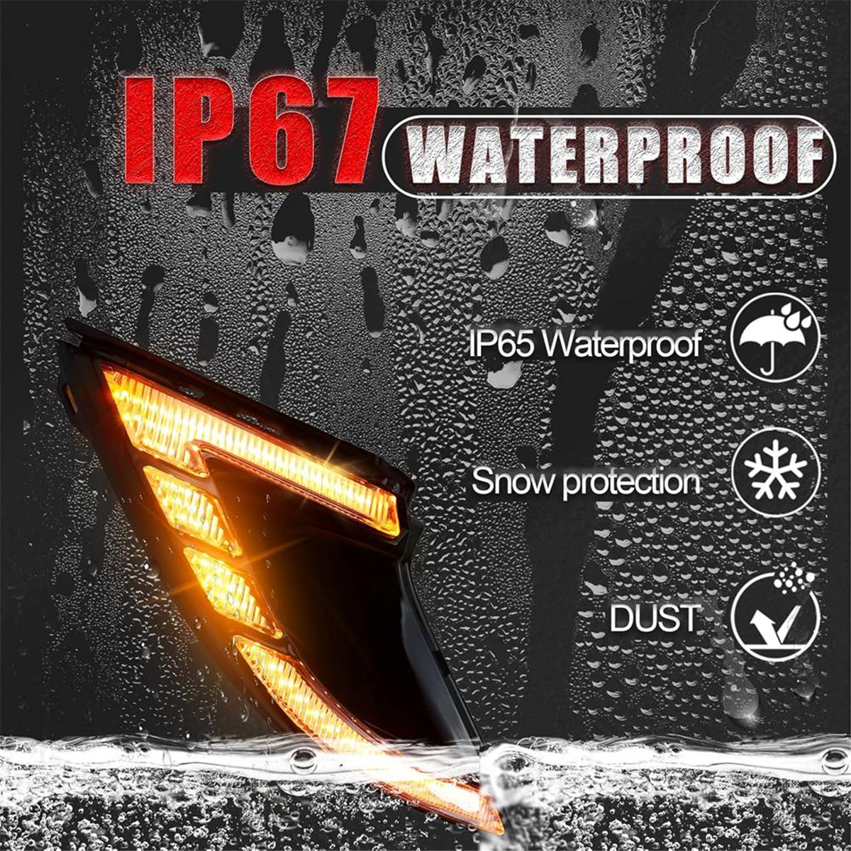 Front Bumper Fog Lamp DRL Daytime Running Light for on OnBuy
