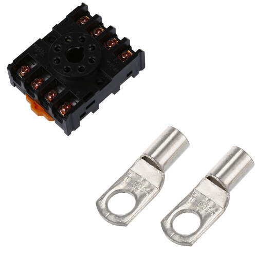New 8 Round Pin 8-Pin PF083A Relay Base Socket on OnBuy